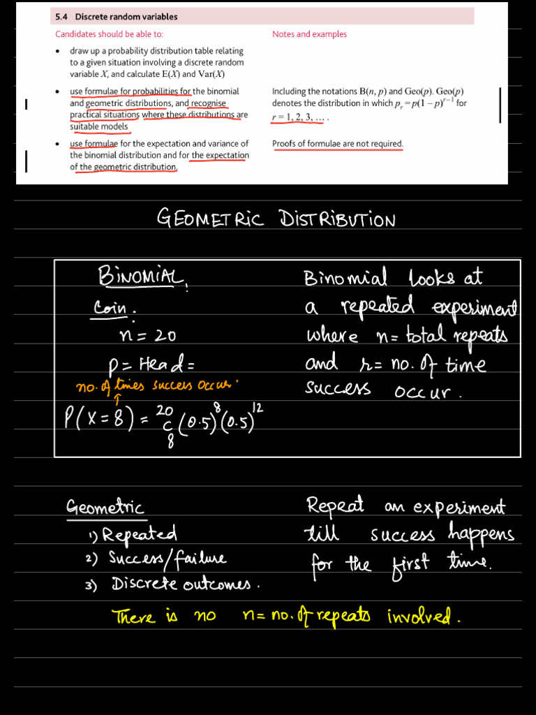 s1 Geometric Distribution | PDF s1 Geometric Distribution | PDF