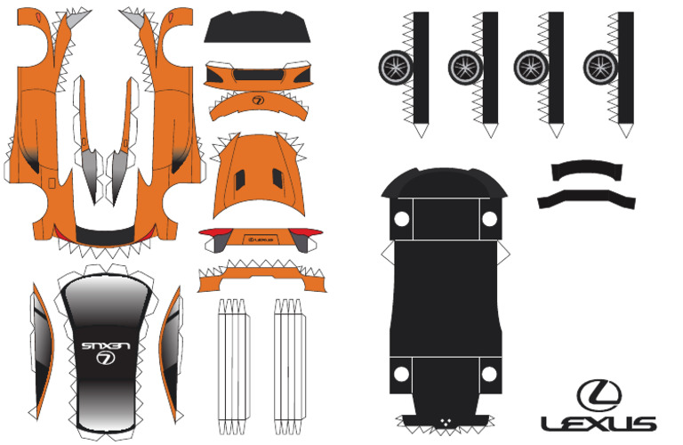 Lfa Papercraft Orange Final | PDF