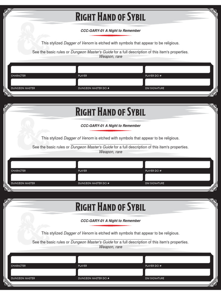 Ccc-Gary-01 - A Night To Remember (Cert) | PDF | Role Playing Games ...