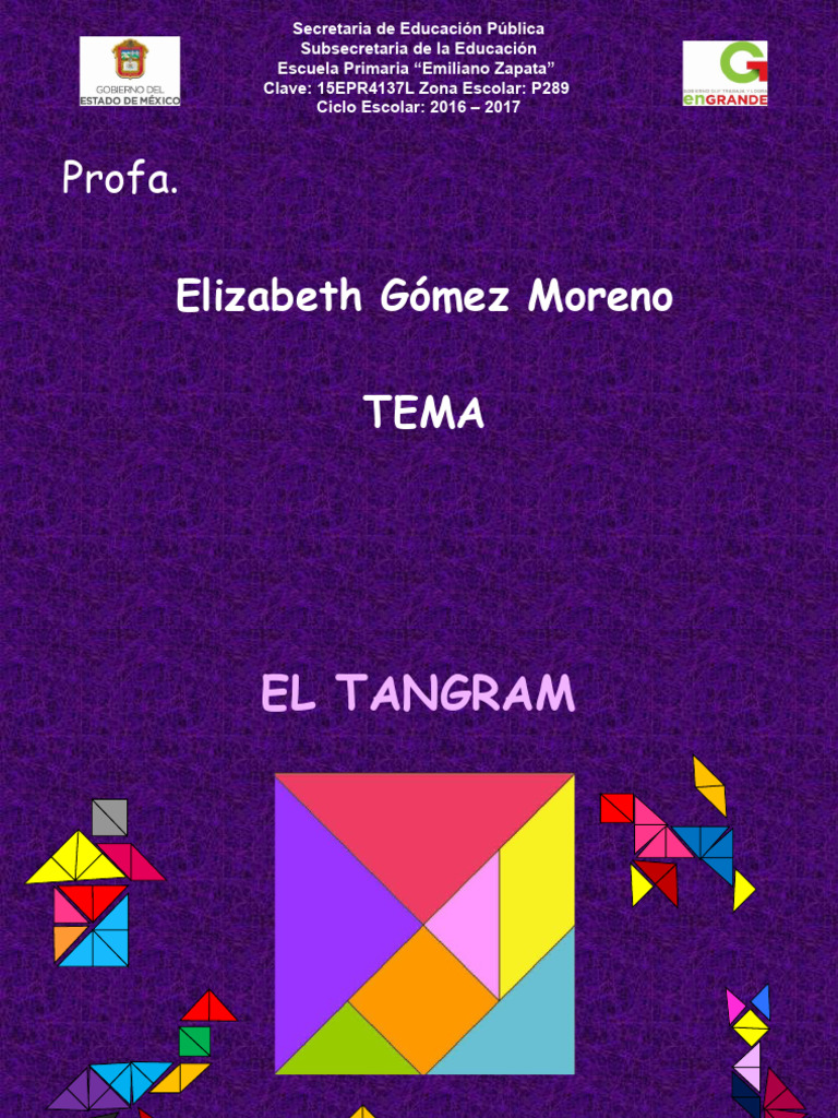 Secuencia Didactica Del Tangram Tangram Secuencia