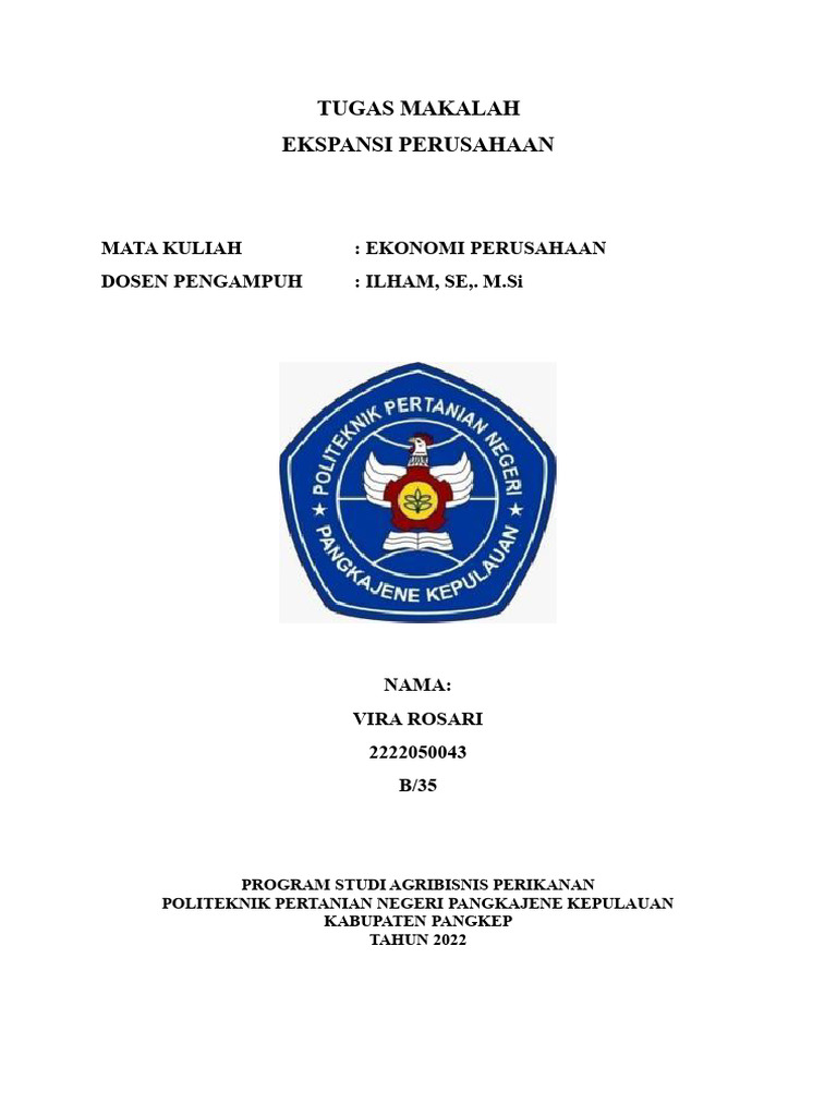Strategi dan Jenis Ekspansi Perusahaan | PDF