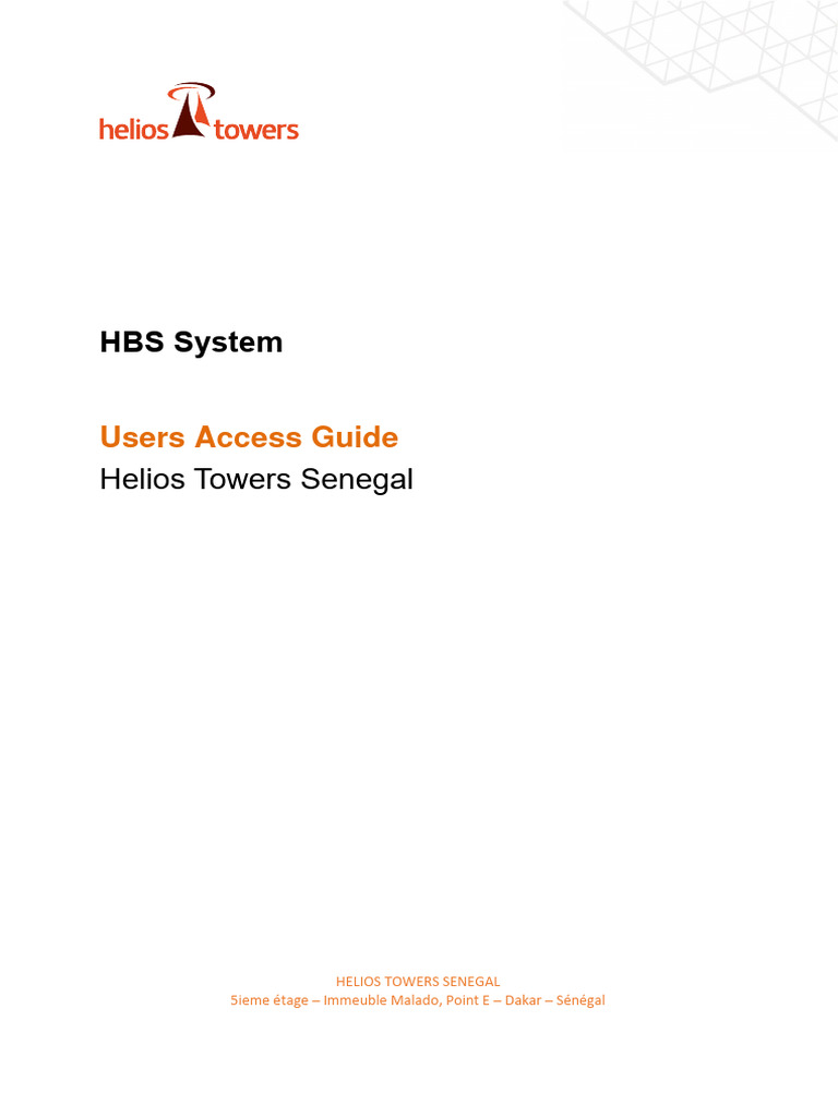 HBS System Access Guide | PDF HBS System Access Guide | PDF