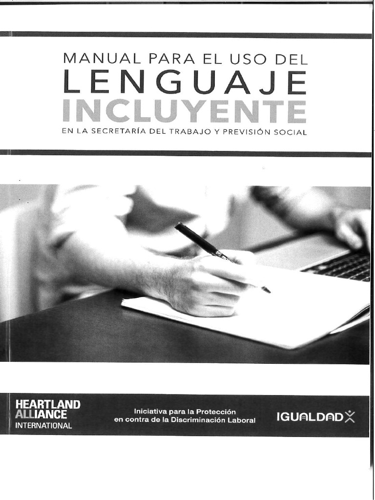 Manual para El Uso Del Lenguaje Incluyente | PDF