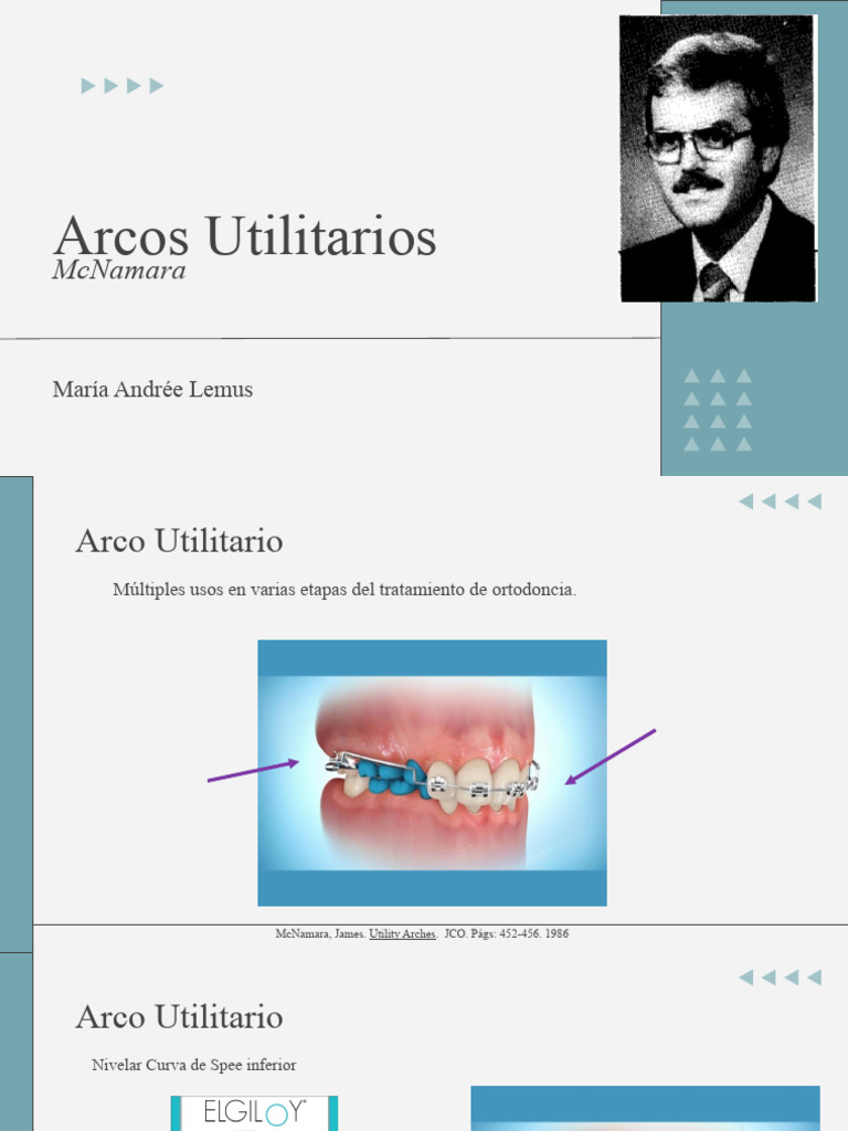 Arcos Utilitarios | Descargar gratis PDF | Ramas de Odontología | Diente