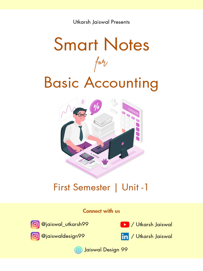 Basic Accounting Notes-3 | PDF | Debits And Credits | Bookkeeping