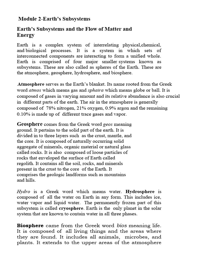 Earth Science Notes | PDF | Science & Mathematics