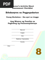 Values Education 7 (Q2 - Aralin 1, Linggo 1) | PDF