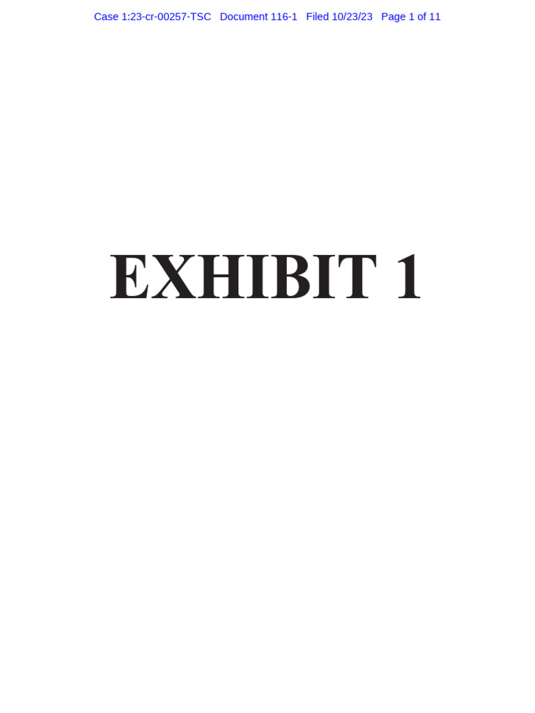 Trump MTD Vindictive Main Ex1 | PDF | Donald Trump | American Government