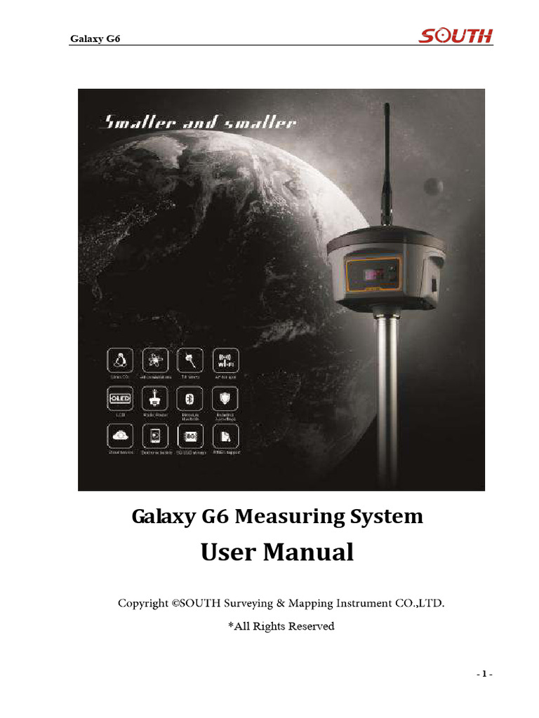 User Manual South Galaxy G6 RTK | PDF | Wi Fi | World Wide Web