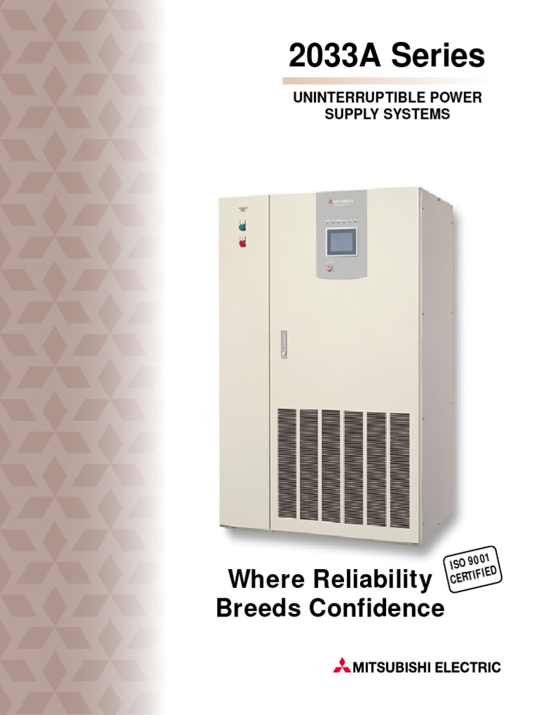 2033A Brochure | PDF | Power Supply | Manufactured Goods