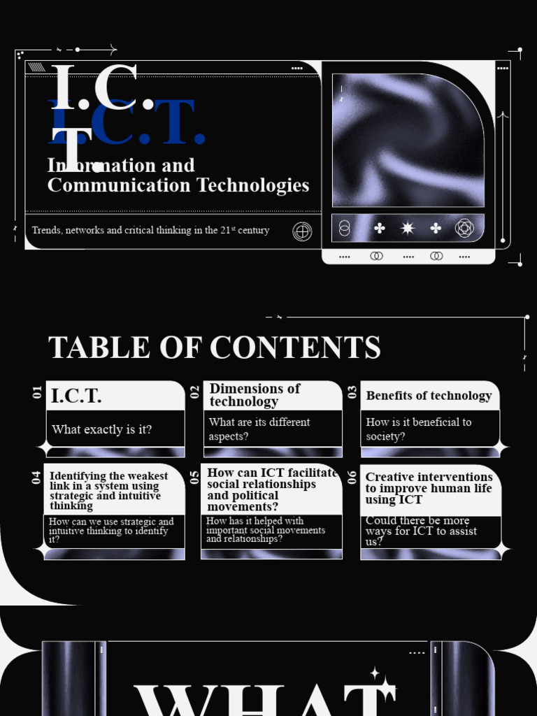 Trends Networks and Critical Thinking in The 21st Century ICT | PDF ...