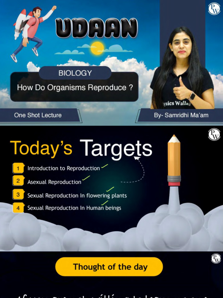 Biology - How Do Organisms Reproduce - Class Notes | PDF