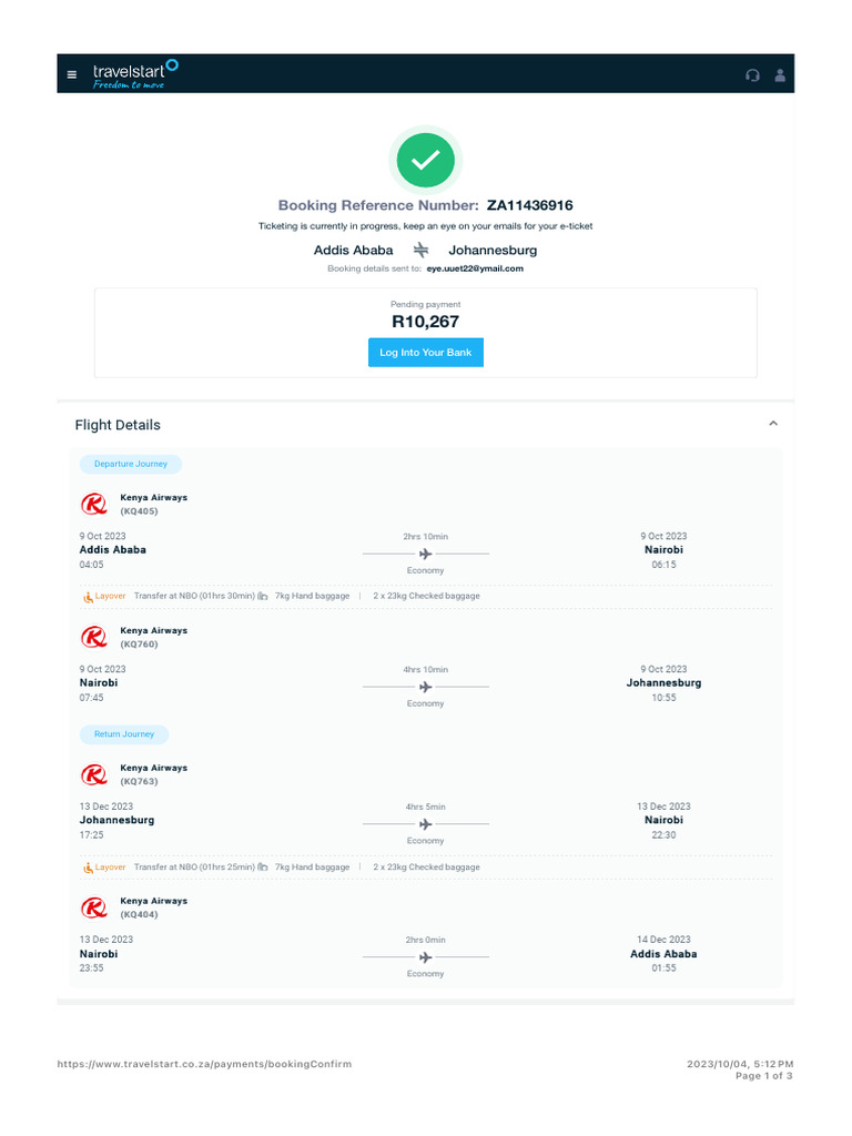 Air Ticket | Download Free PDF | Payments | Money