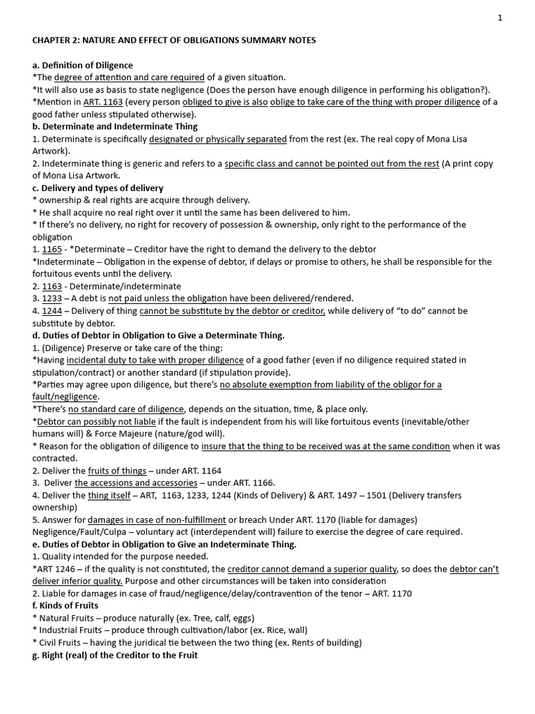 Oblicon - Chapter 2 | Download Free PDF | Negligence | Legal Liability