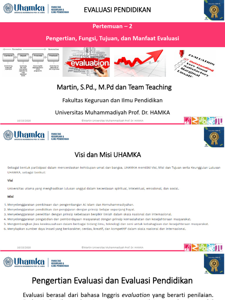 Tujuan Dan Fungsi Evaluasi Pendidikan | PDF