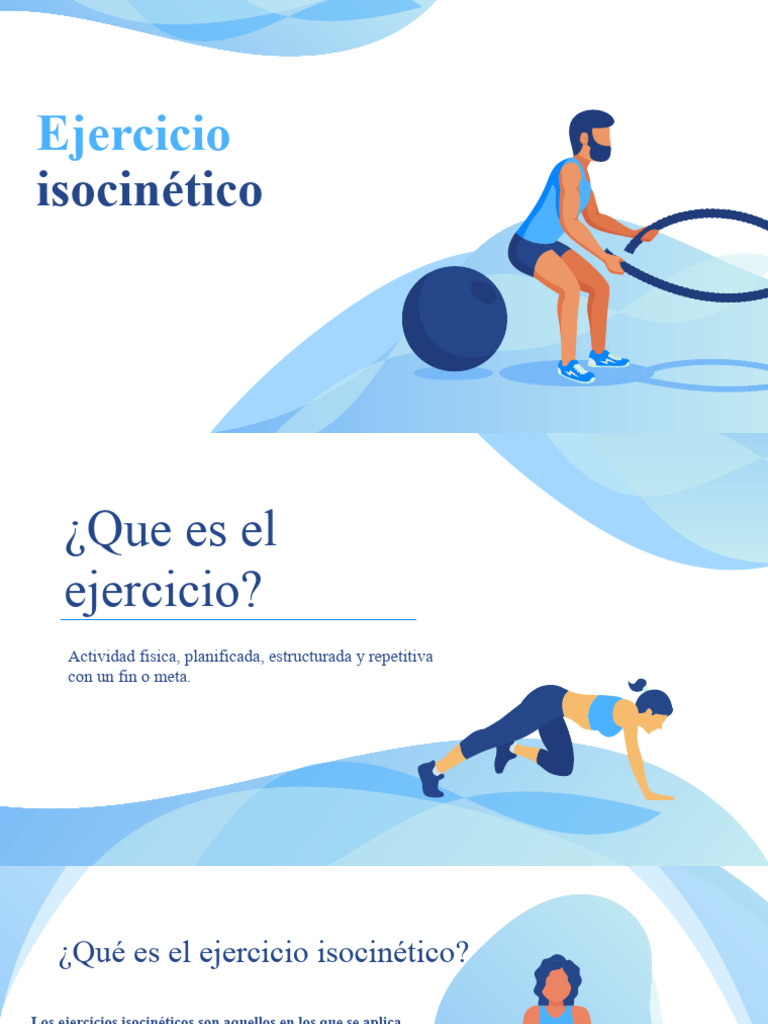 Ejercicio Isocinético | PDF | Contracción muscular | Especialidades Medicas