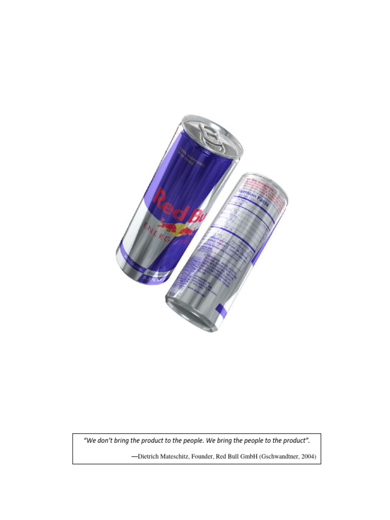 Red Bull Strategy Report | PDF | Economies | Business