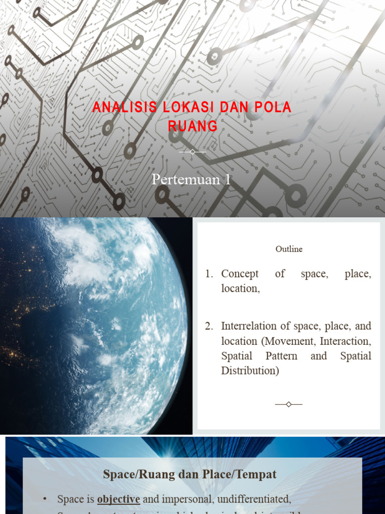 Analisis Lokasi Dan Pola Ruang-1 | PDF | Space | Map
