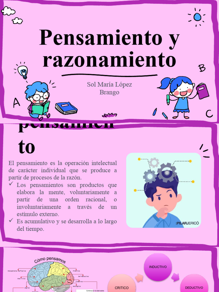 PENSAR Y RAZONAR. | PDF