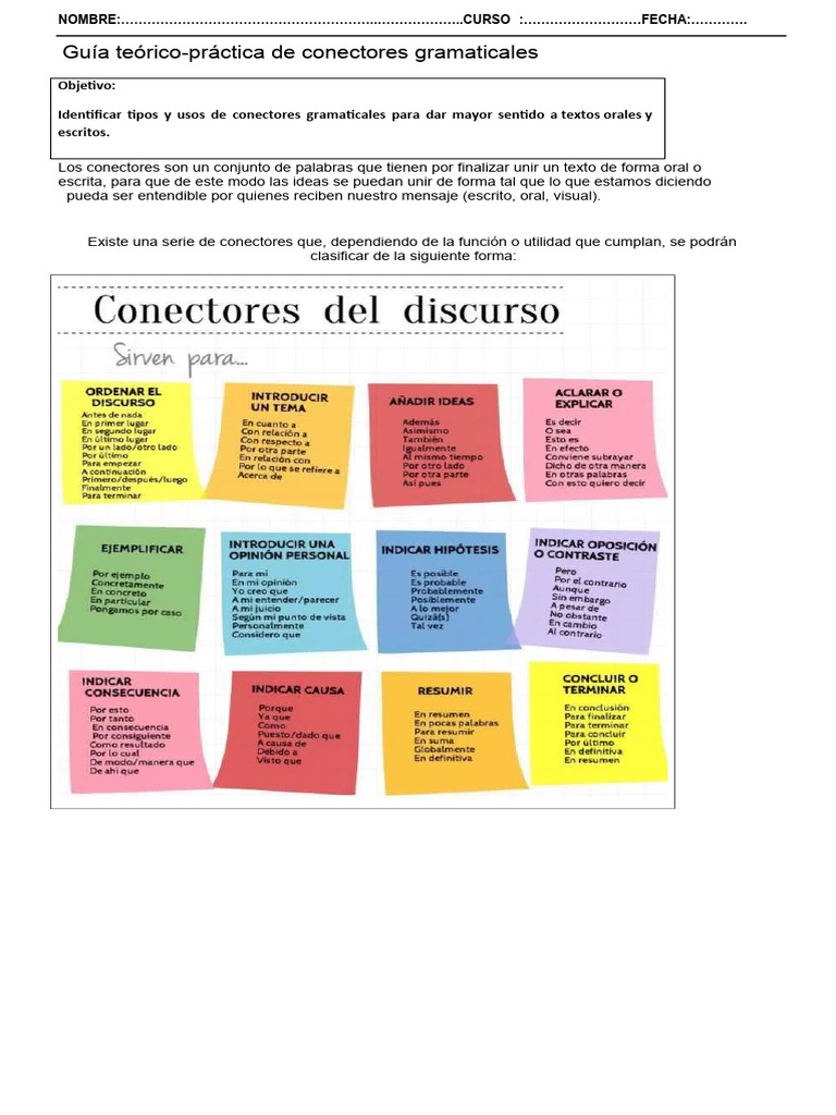 Guia Teorico Practica Conectores | PDF