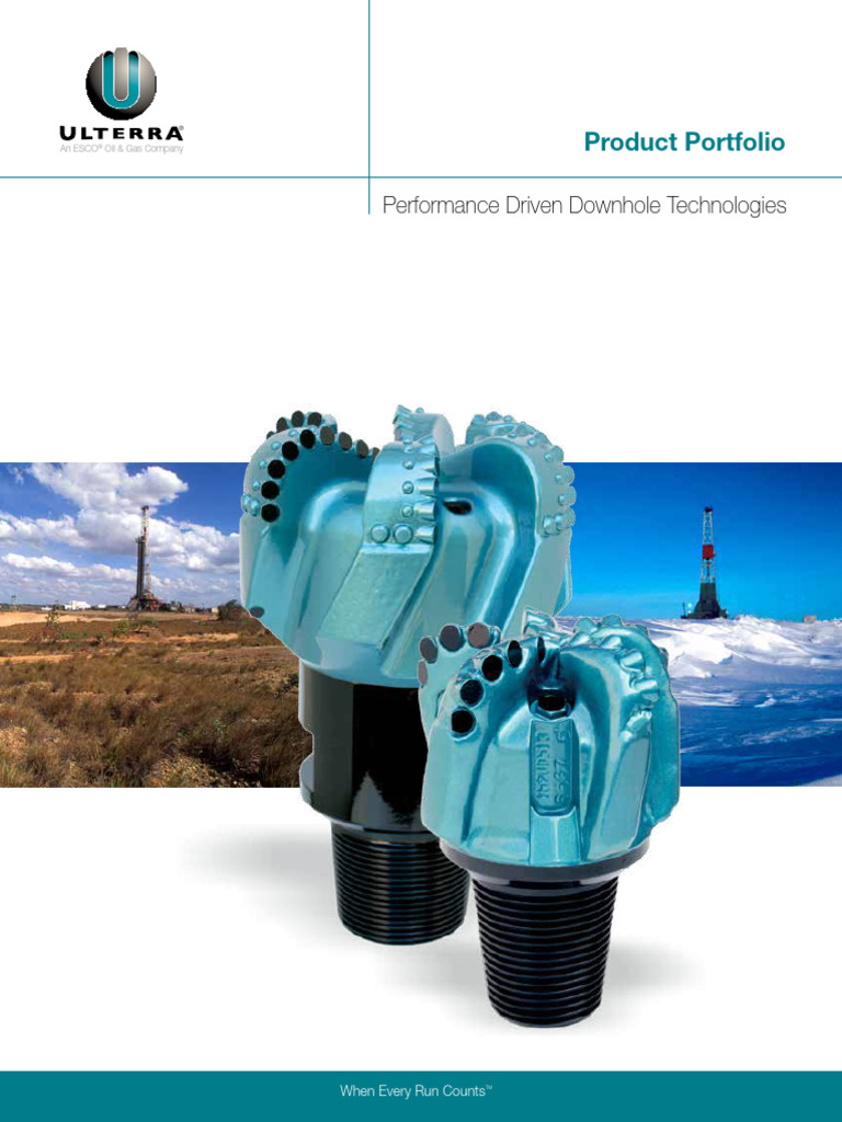 Ulterra Drill Bit Portfolio Reader | PDF | Drilling | Drill