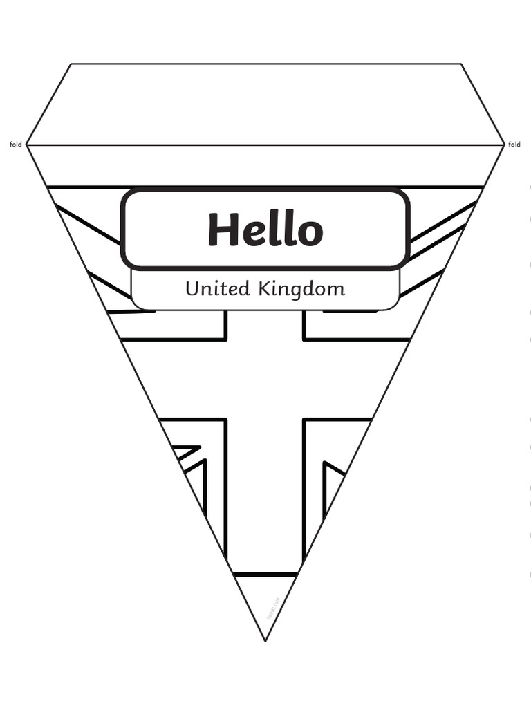 European Day of Languages Colouring Display Bunting | PDF | Linguistics ...