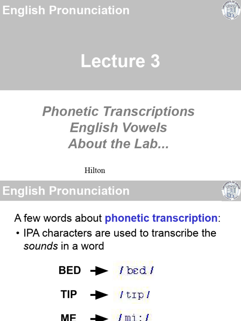 English Vowel Phonetics Guide | PDF | Vowel | English Language