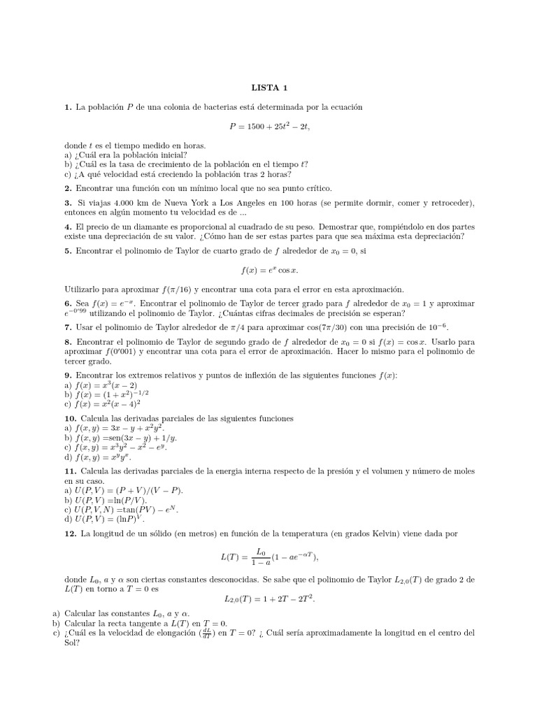 Problemas P1 | PDF