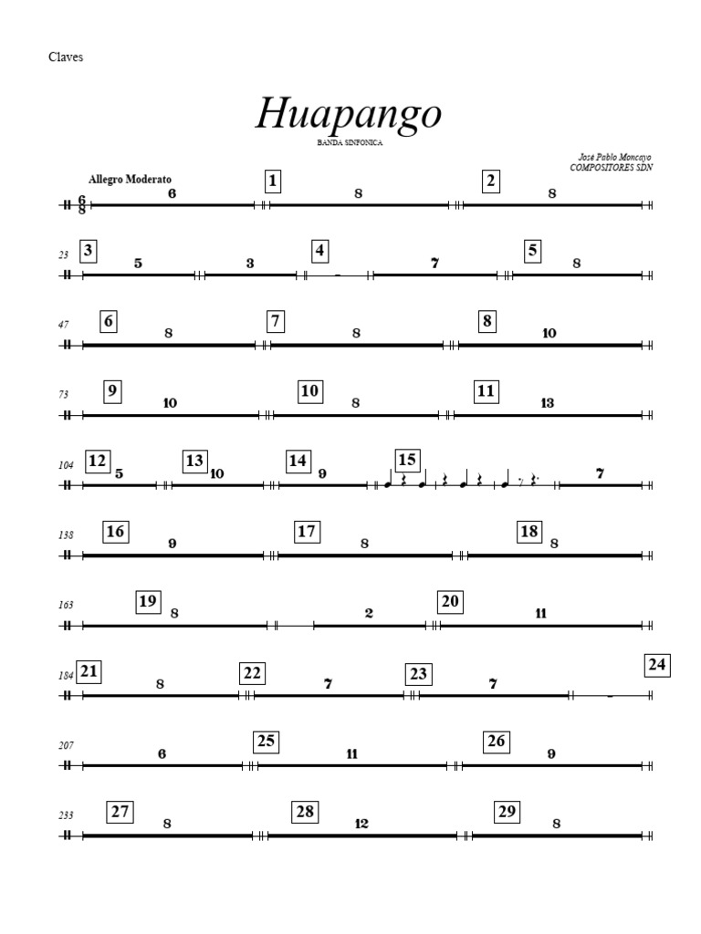 Huapango Sheet Music Guide | PDF