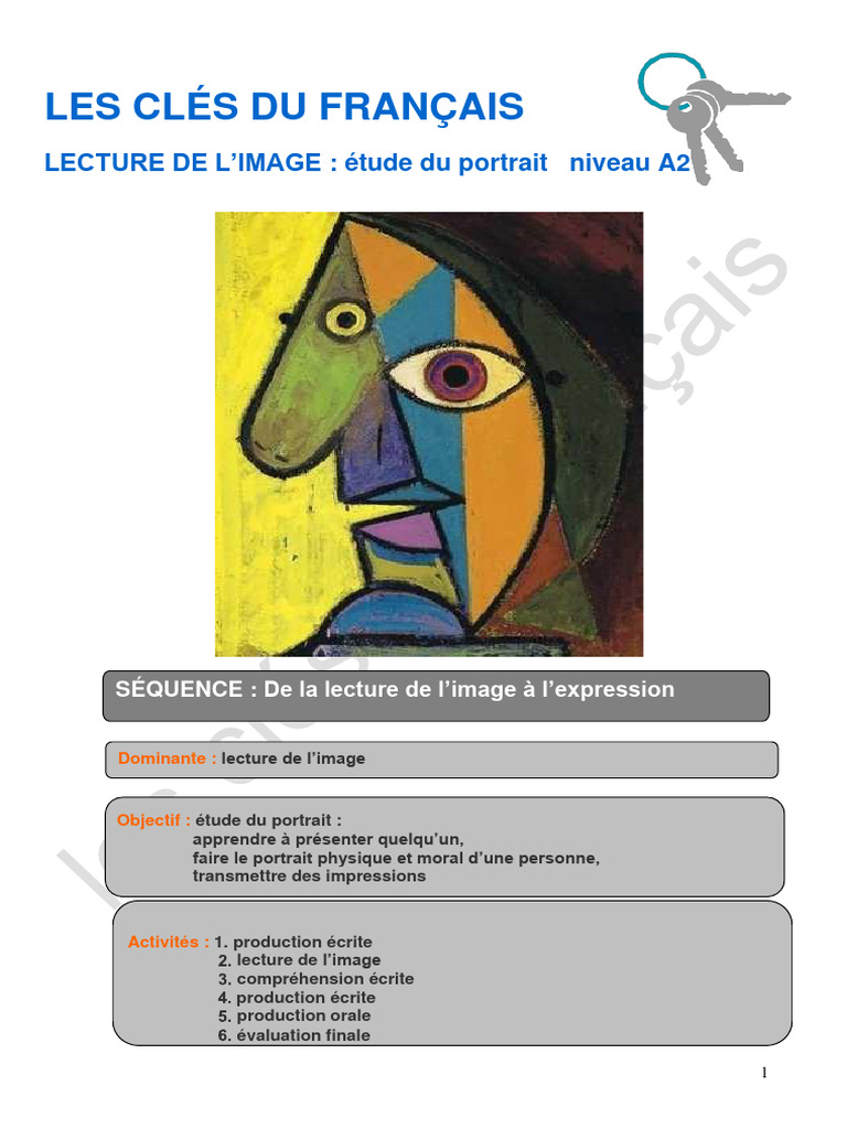 Étude du Portrait : Physique et Moral | PDF | Portrait | Visage