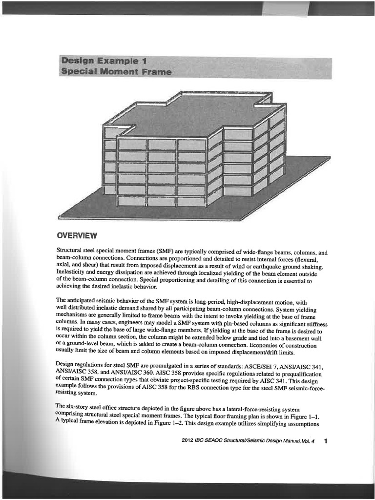 Support - Example Steel SMRF 2 | PDF