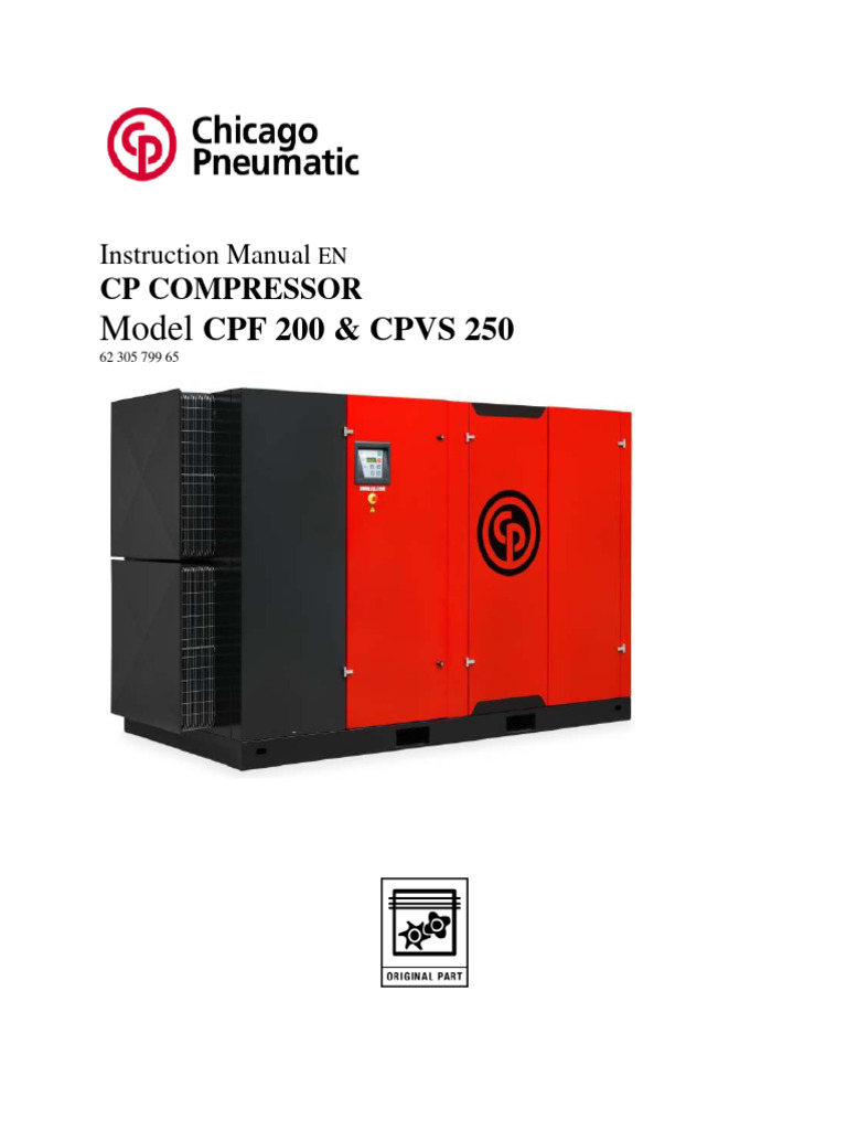 CPF 200 Compressor Instruction Manual | PDF