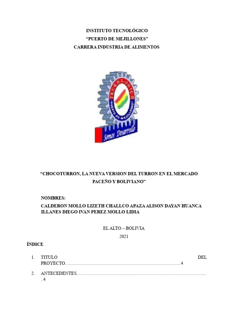 Modelo de Proyecto de Emprendimiento Productivo | PDF Modelo de Proyecto de Emprendimiento Productivo | PDF