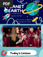 Earth Science Gr. 11 Module 1 - Quarter 1 | PDF