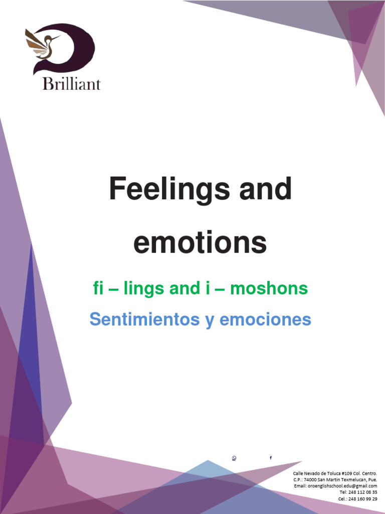 Feelings and Emotions | PDF