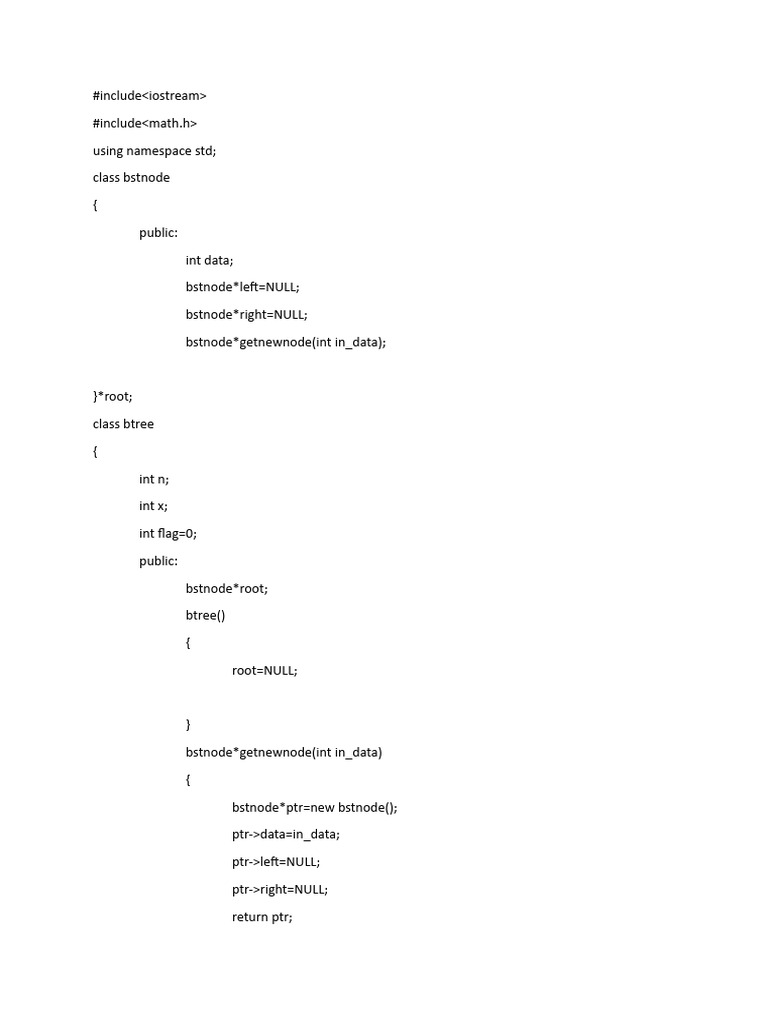 Inorder Preorder and BST No 4 | Download Free PDF | Computer Programming | Software Engineering