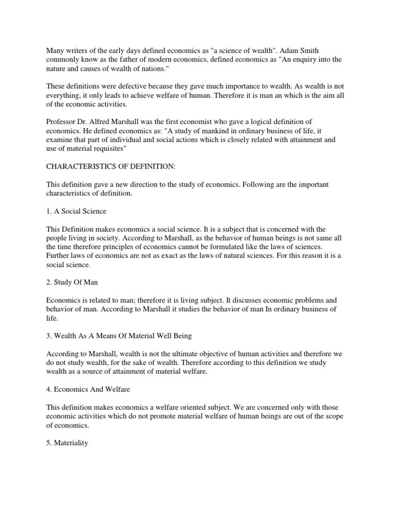 Welfare Definition | Wealth | Economics