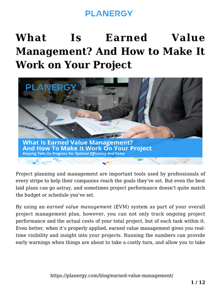 Earned Value Management | PDF | Business