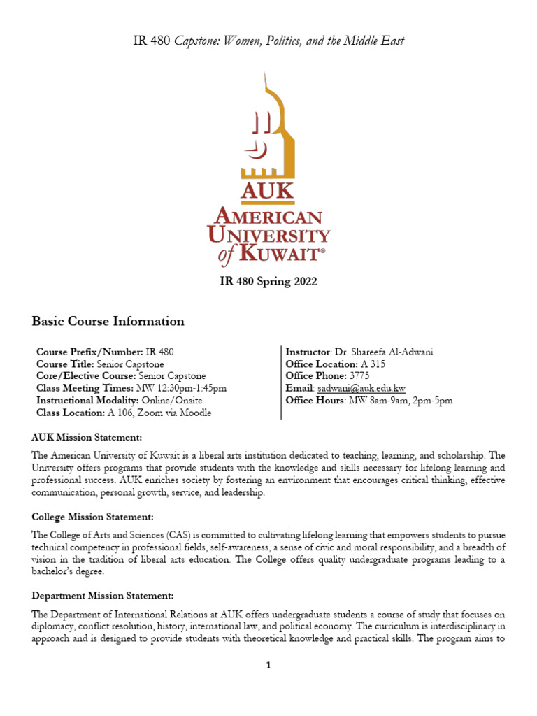 IR480 ShareefaAl Adwani | PDF | Career & Growth