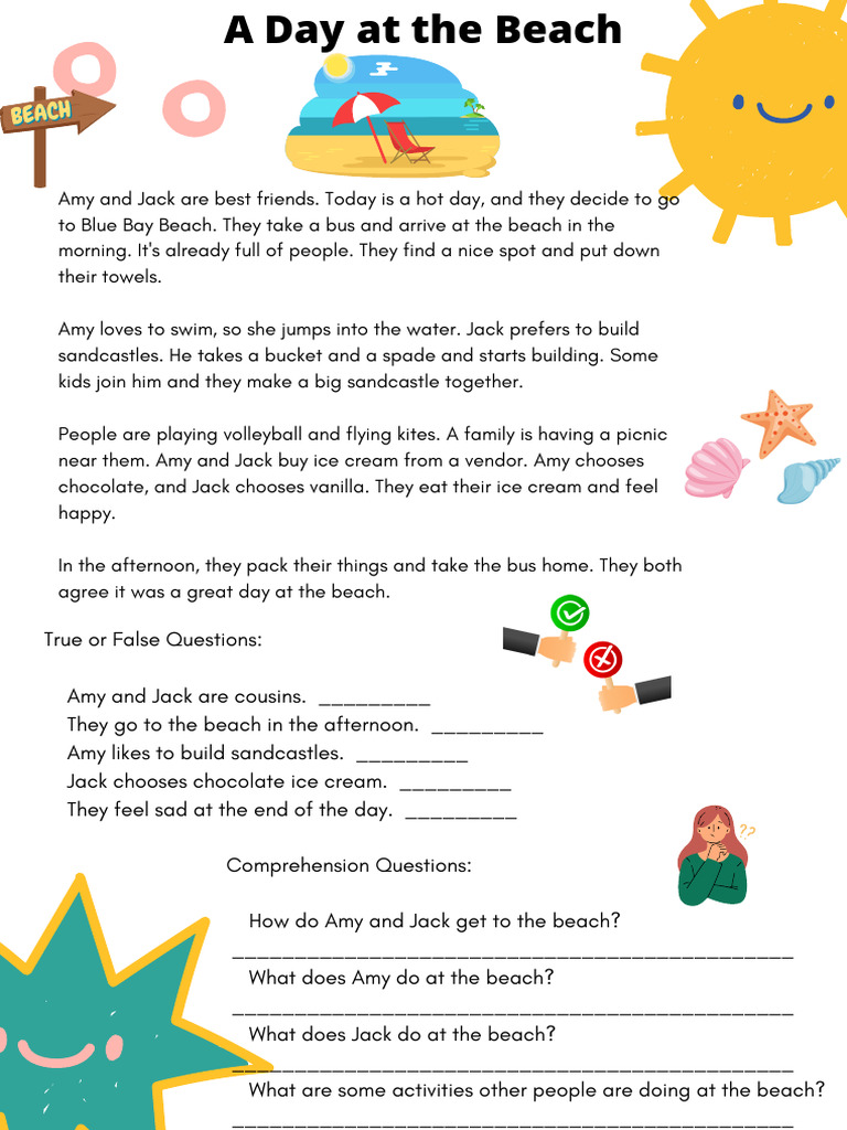 A Day at The Beach | PDF