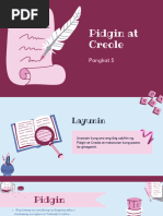 Idyolek, Sosyolek, Dayalek | PDF