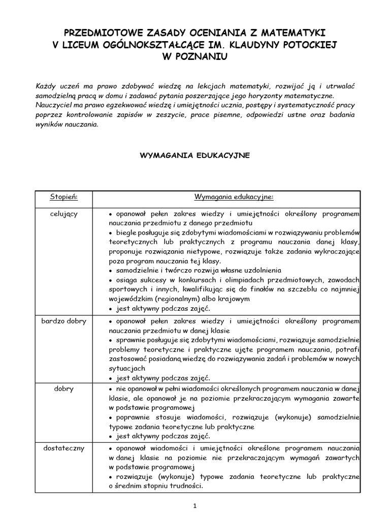 Pzo Matematyka 2021 2022 | PDF