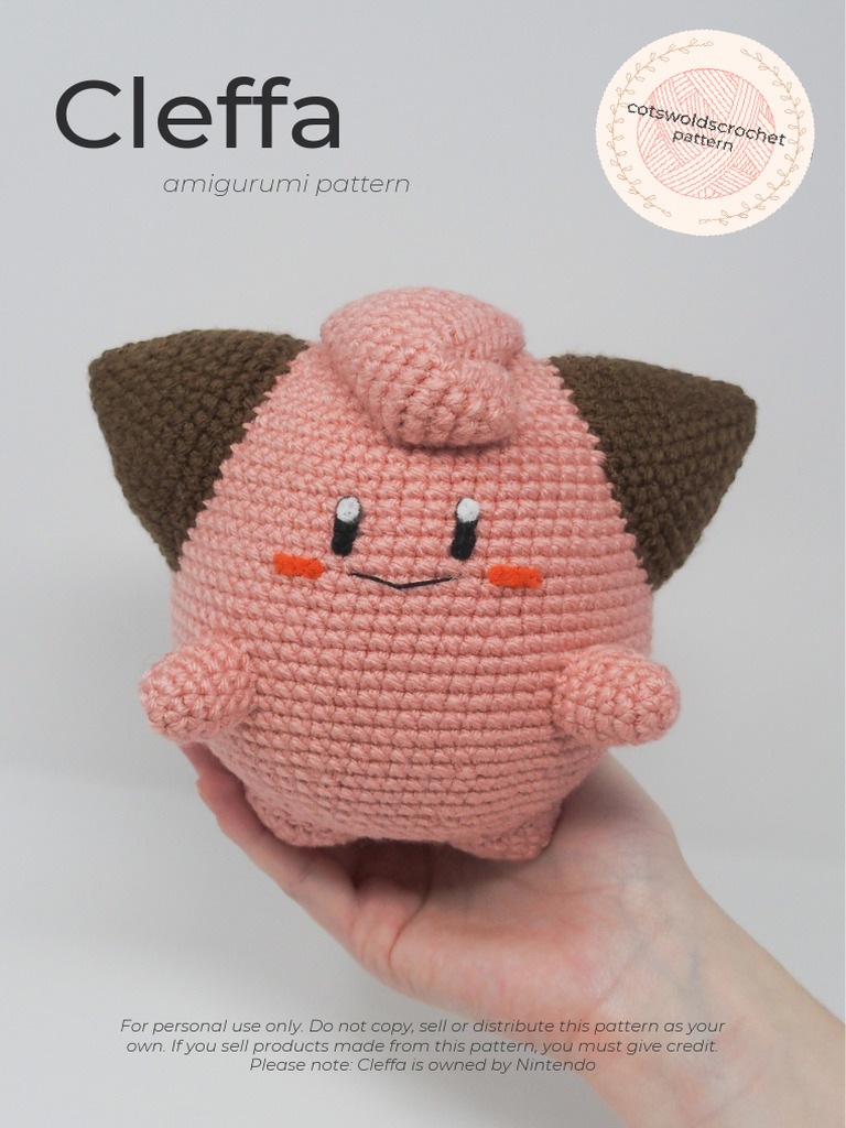 Cotswolds Crochet Cleffa | PDF | Crochet | Yarn