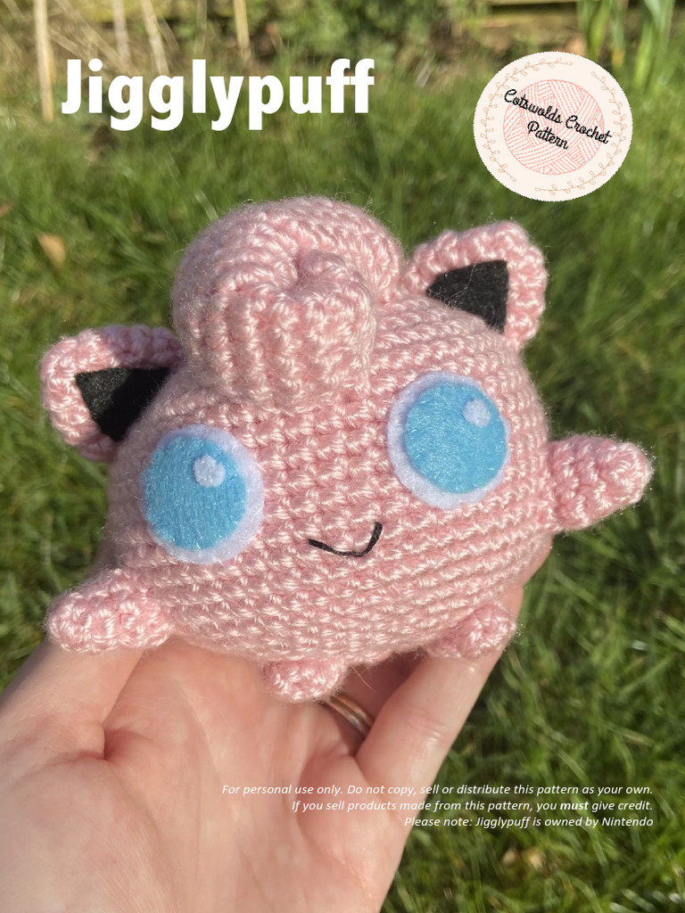 Cotswolds Crochet Jigglypuff | PDF | Crochet | Crafts