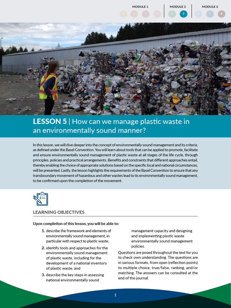 BC - Lesson 5 | PDF | Recycling | Waste