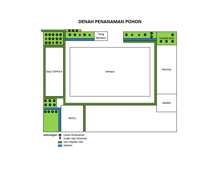 Denah Penanaman Pohon Rev | PDF
