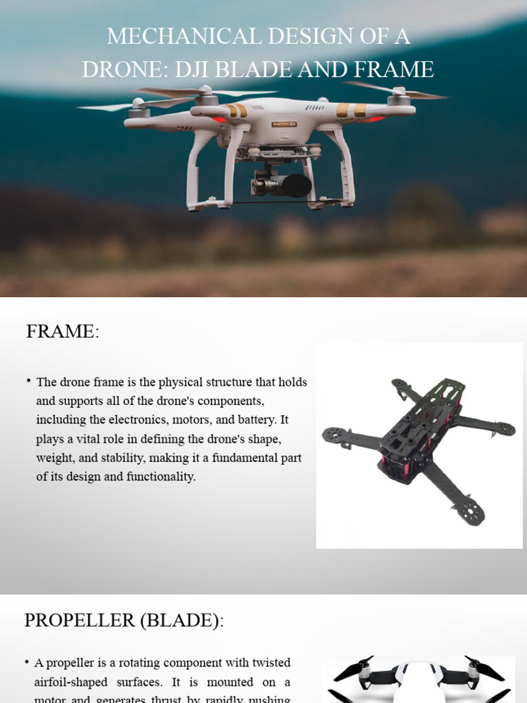 Drone Structure: Frame and Blades | PDF