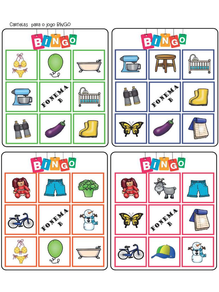 Bingo Fonema B | PDF