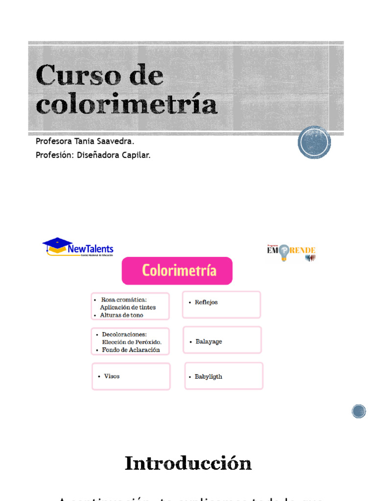Guía Completa de Colorimetría Capilar | PDF | Color | Amarillo