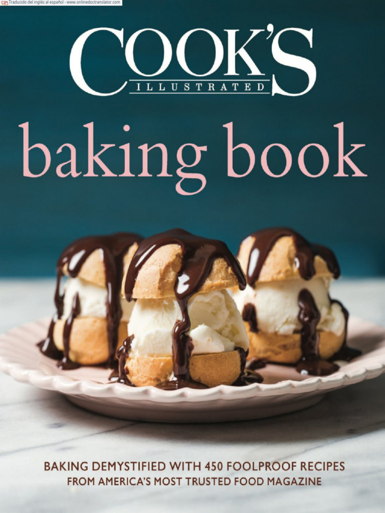 Cook's Illustrated Baking Book Español | PDF | Chocolate | Panes